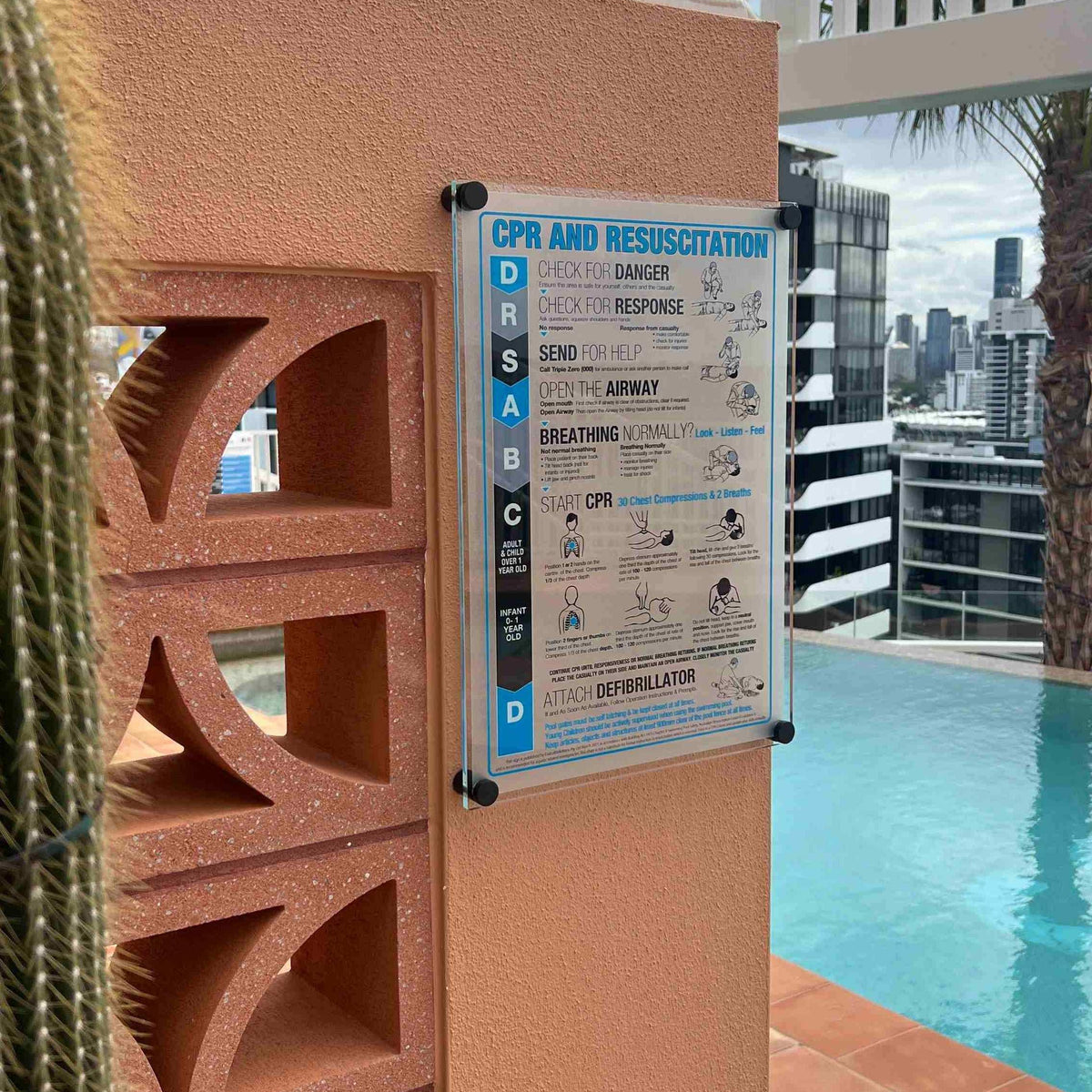 Premium 6mm Acrylic CPR Signs | High-End Pool Safety Signage – www ...